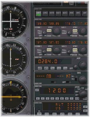 Desktop Aviator's Model 2660 NAV/COM Radio Switch Panel.Just plug into ...