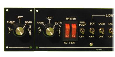 The Desktop Aviator - The Cessna Switch Panel Model 2857. Supports FSX ...